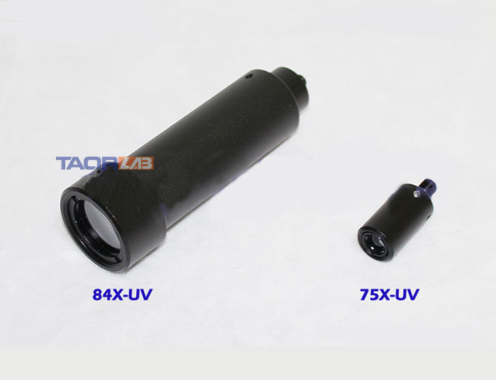 75X-UV 84X-UV Fiber Focus Lens SMA905 Collimator Φ10mm Φ25.4mm Coupling ...
